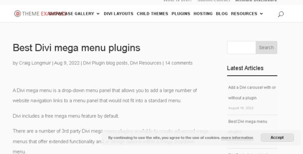 Divi Mega Menu – CreativeSea Divi Mega Menu – CreativeSea