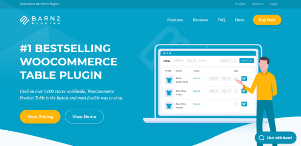 Barn2 Media WooCommerce Product Table – CreativeSea