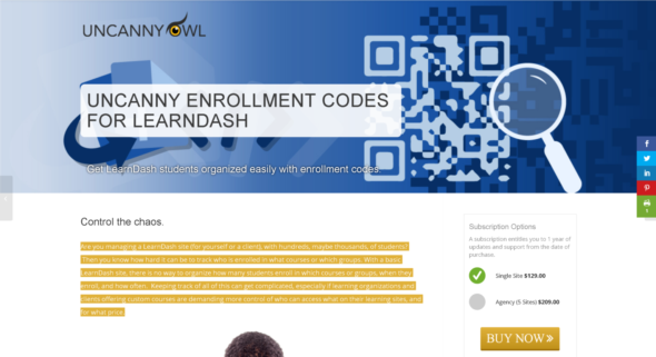 LearnDash Enrollment Codes – Get Students Organized Easily With ...
