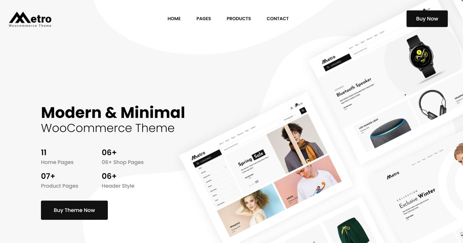 Metro – Minimal WordPress Theme – CreativeSea