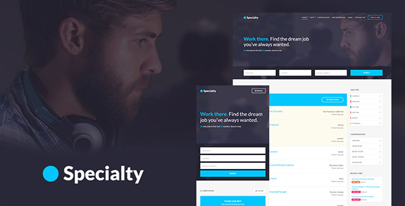 Specialty – WordPress Theme – CreativeSea