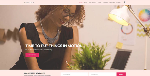 Spencer – WordPress Theme – CreativeSea