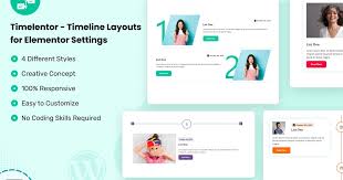 Timelentor – Timeline Layouts for Elementor – CreativeSea